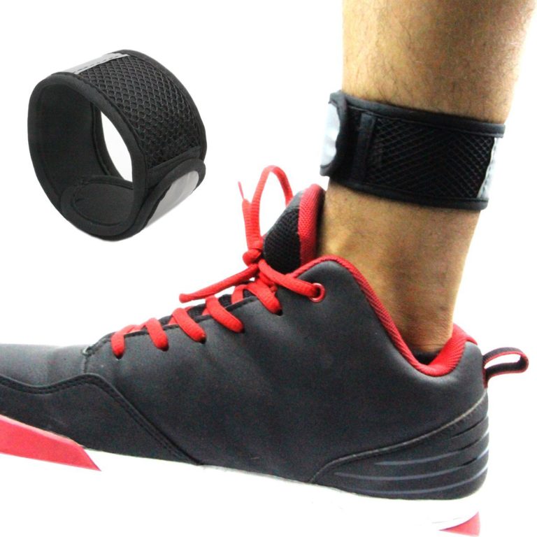 B-Great Reflective Ankle Wear Band/ Velcro Strap with Mesh Pouch for ...