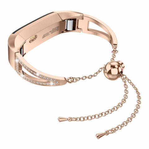 Fitbit Alta and Alta HR Replacement band bracelet (Wearlizer) - Rose Gold
